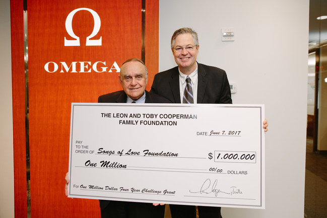 The Songs of Love Foundation Announces a One Million Dollar Four-Year ...