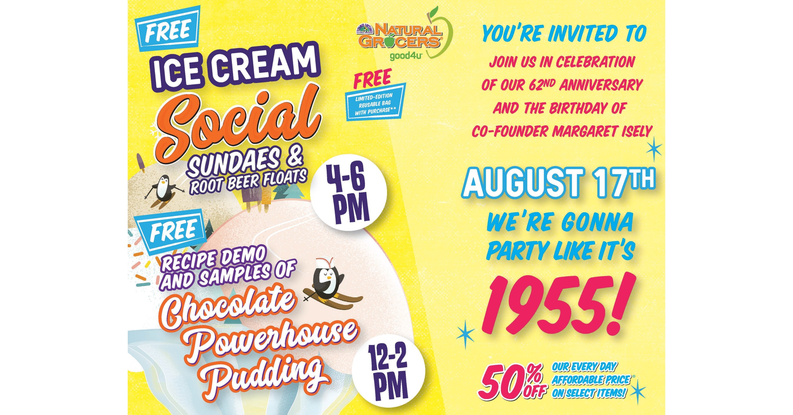 Natural Grocers to Host Ice-Cream Social Event to Celebrate 62nd ...