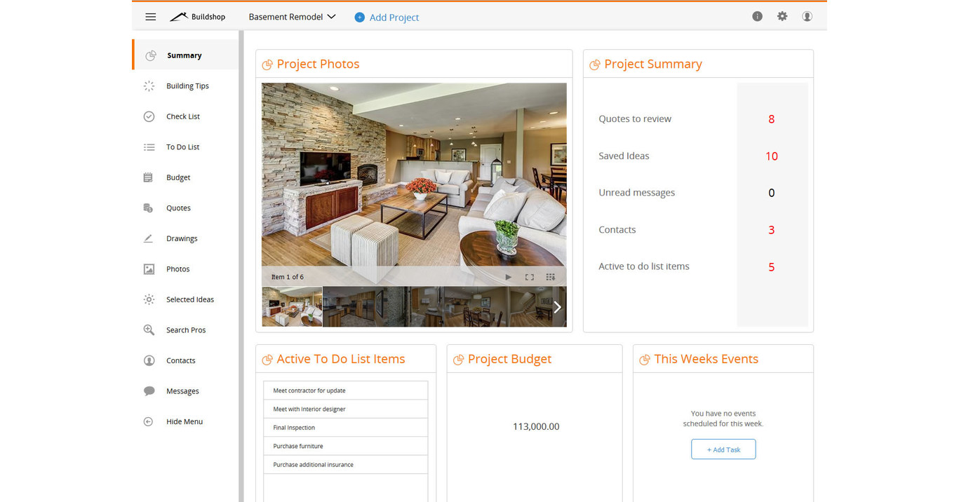 First and Only All-In-One Building and Remodeling App for Homeowners
