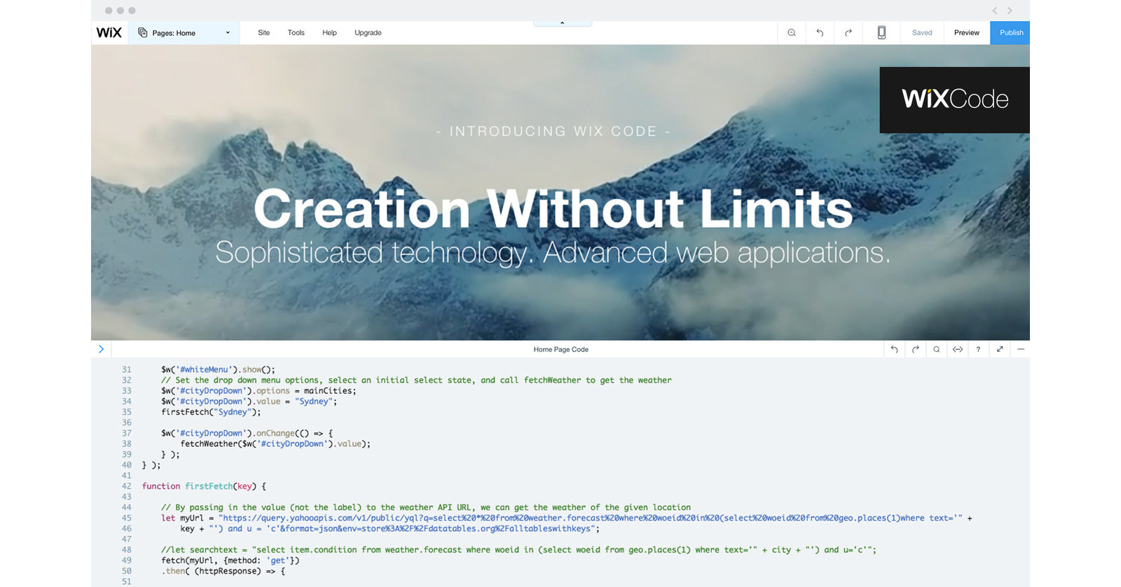 Wix Introduces Wix Code