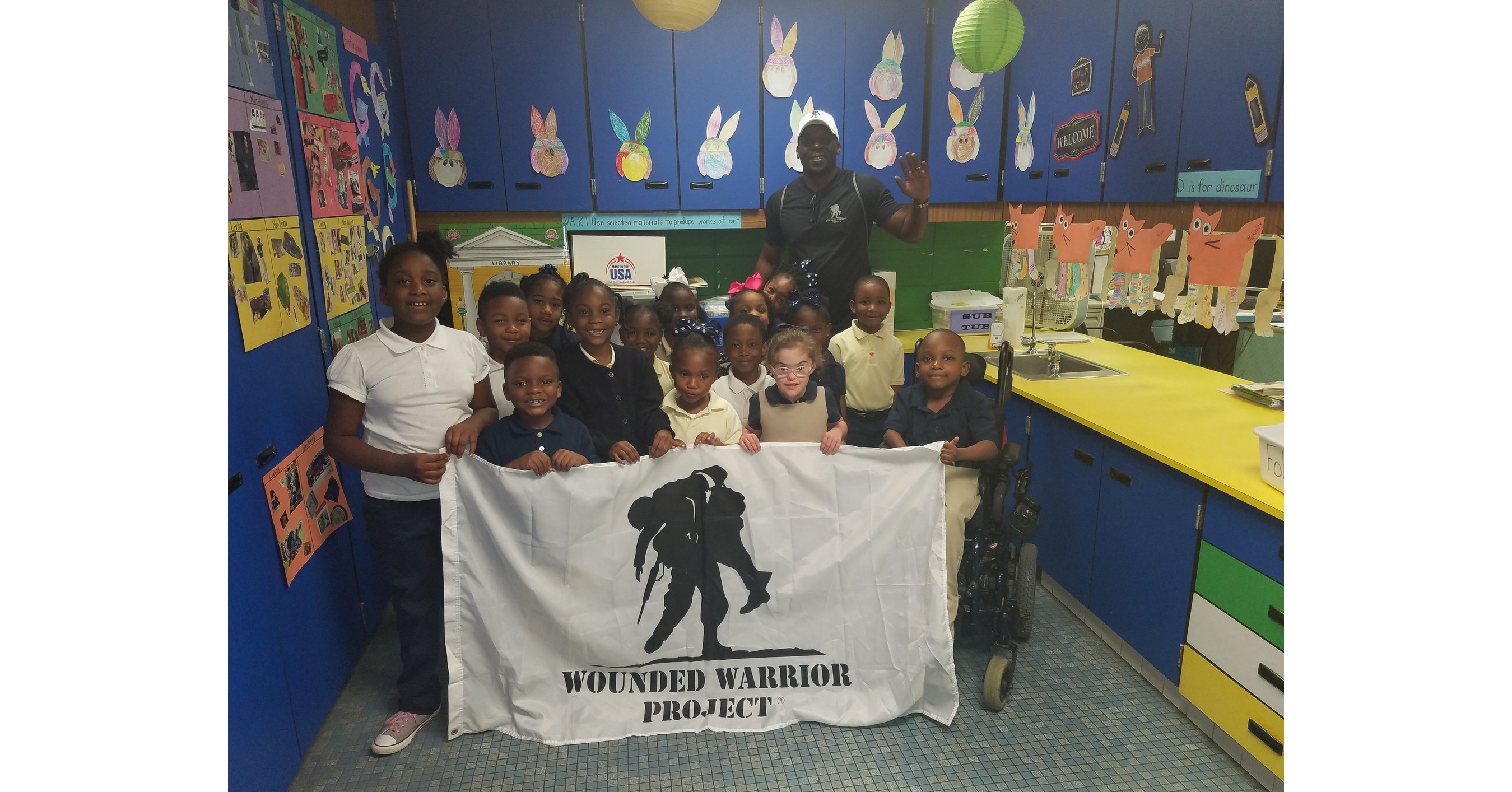Wounded Warrior Project Veterans Empowered by Reading to Students