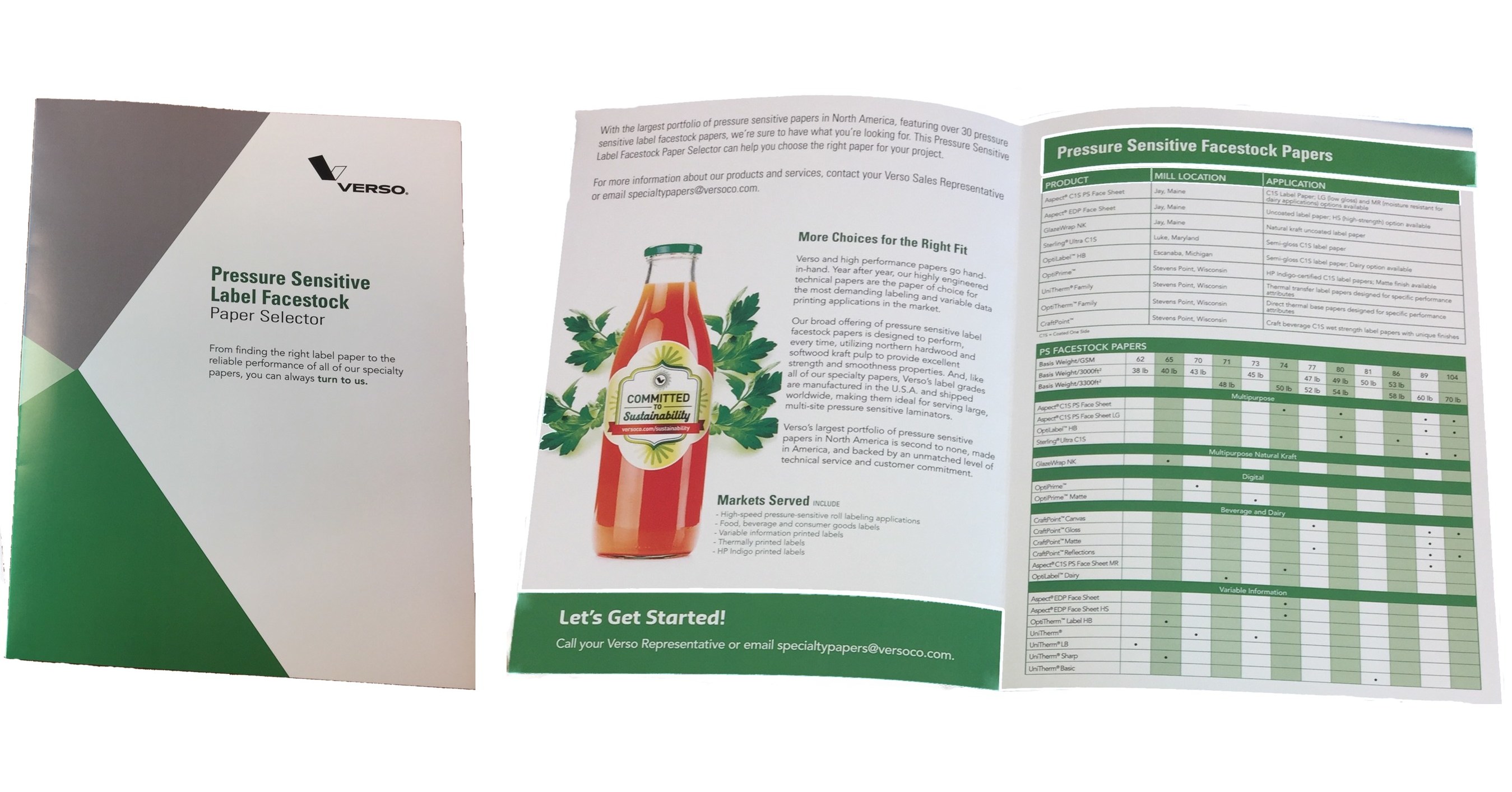 Verso Introduces Two Specialty Paper Selector Guides