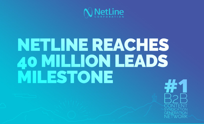 NetLine Corporation Reaches 40 Million Leads Milestone with Largest B2B ...