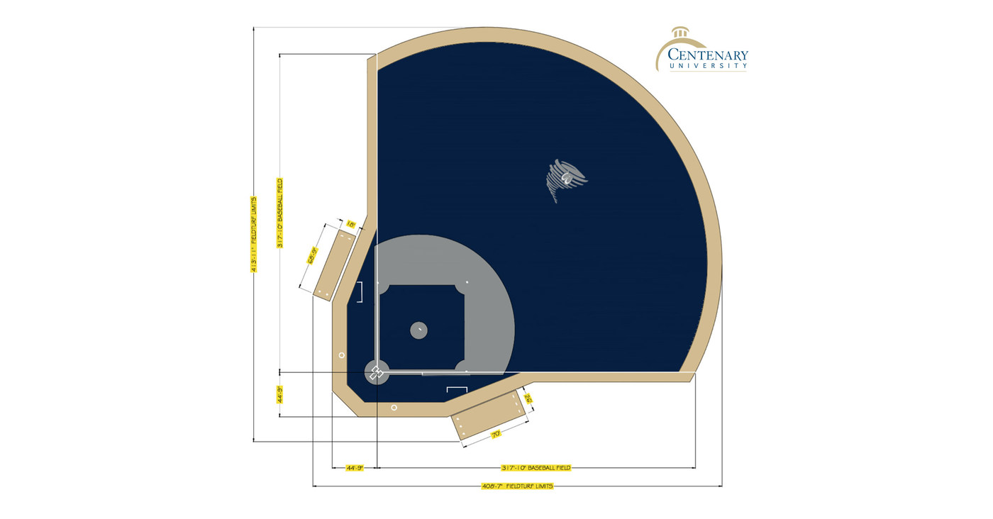 Centenary University to Build The First Ever Blue Baseball Turf Field ...