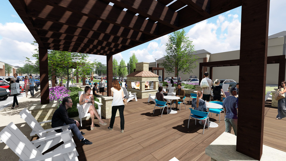 Plans for Major Makeover of Geneva Commons' Central Courtyard Area