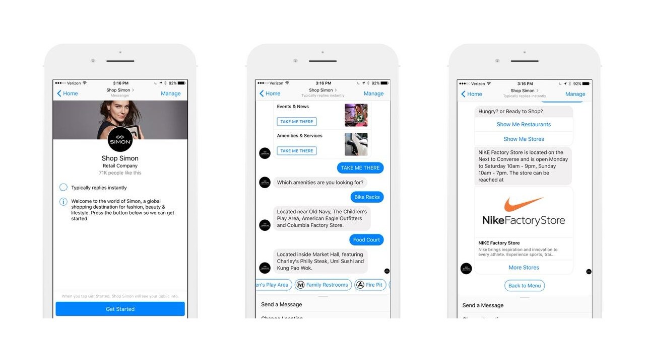 Simon® Launches Concierge Bot On Facebook Messenger