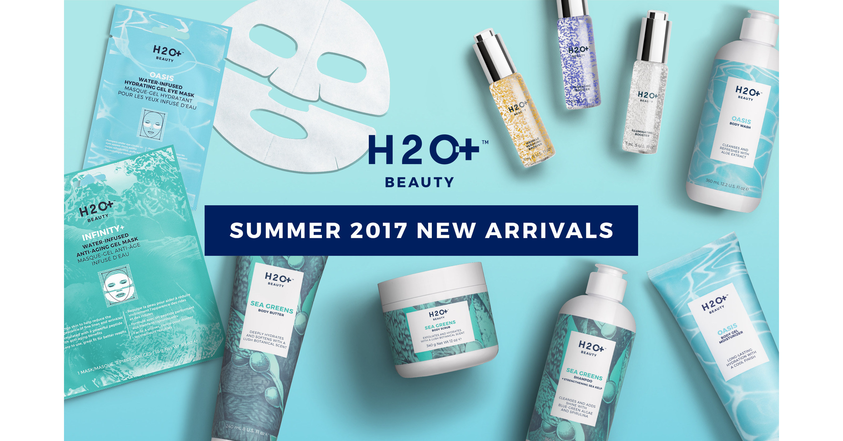 H2O+ Beauty Introduces New Summer Skincare with Instant Benefits