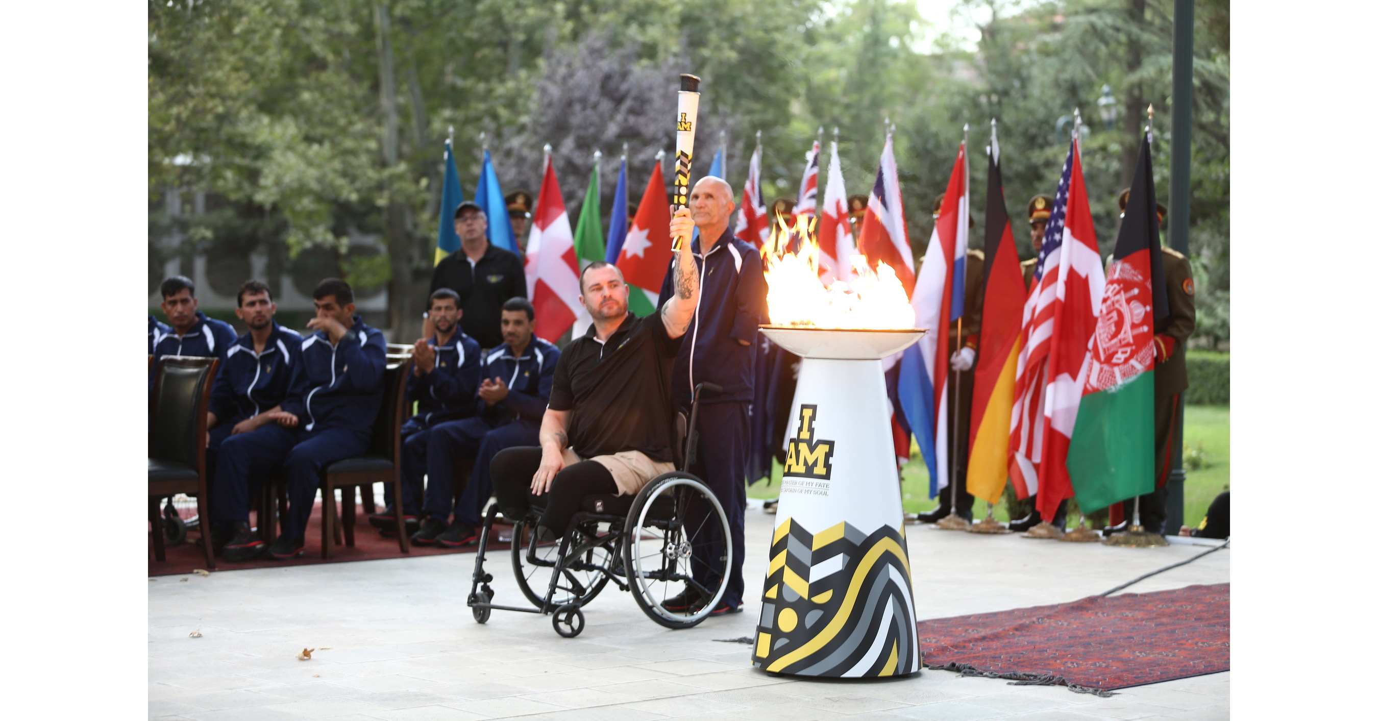 Invictus Spirit Flame lit in Afghanistan retraces journey taken by ...
