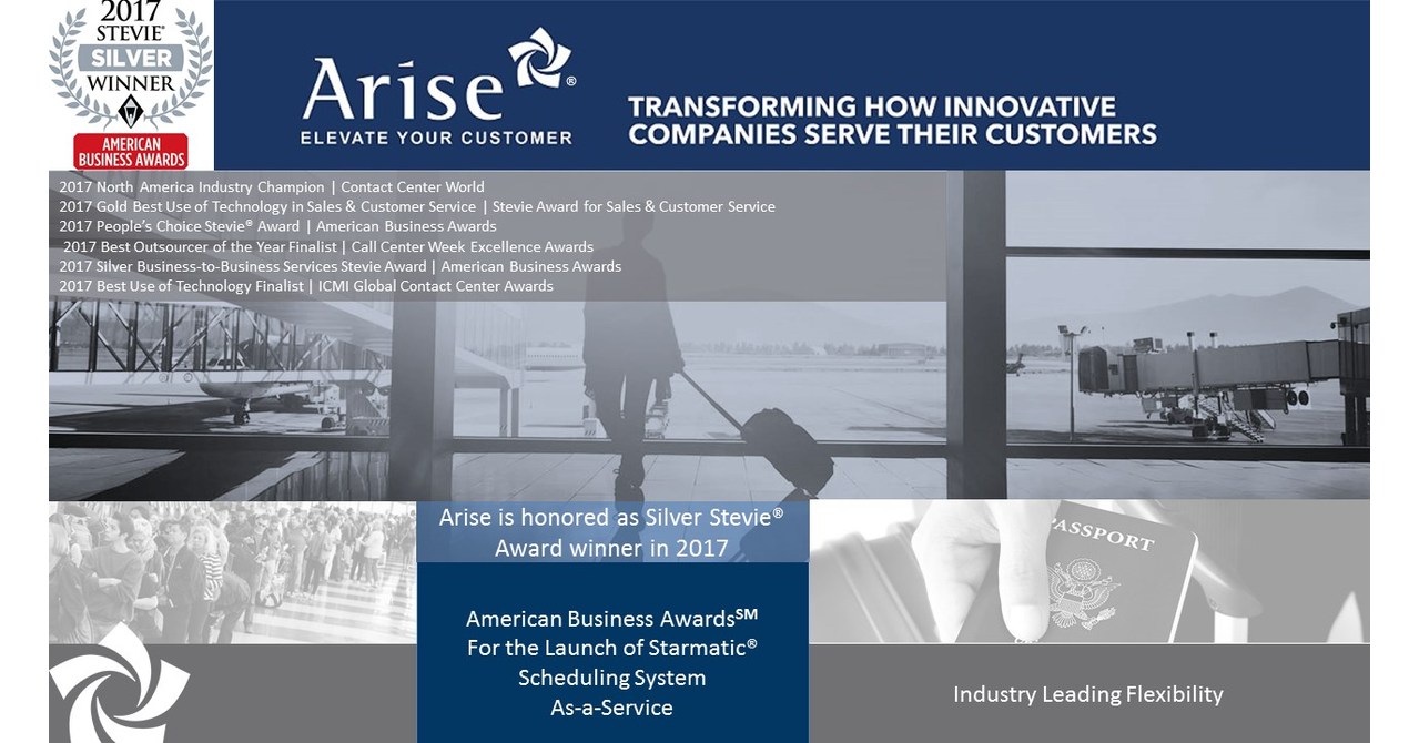 Arise Virtual Solutions Honored as Silver Stevie® Award Winner in 2017 ...