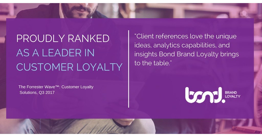 Bond Brand Loyalty Named a Leader in Customer Loyalty by Independent ...