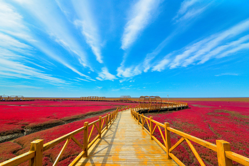 Time to Visit the Spectacular Red Beach