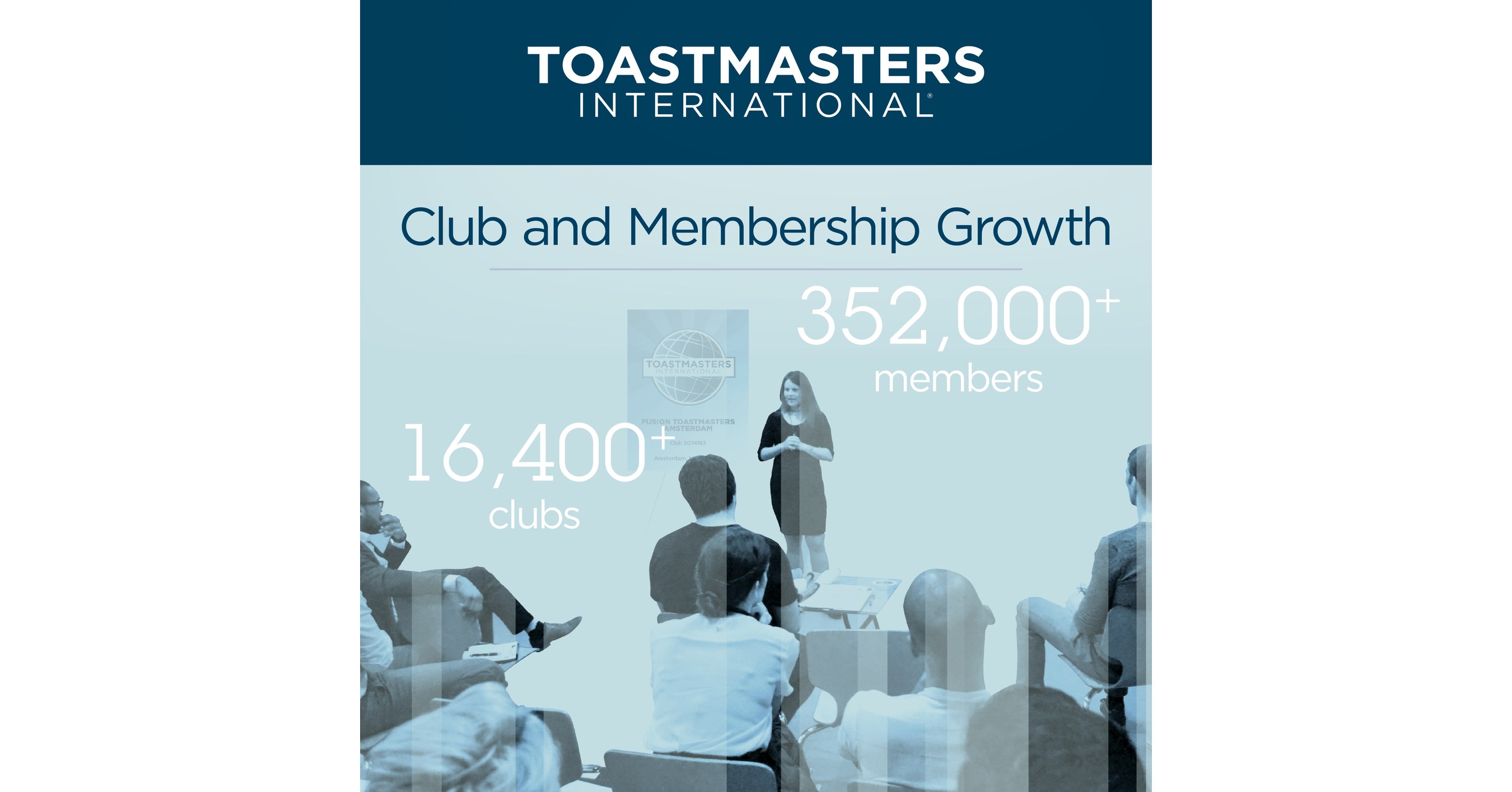 Toastmasters International Sees Consistent Club and Membership Growth