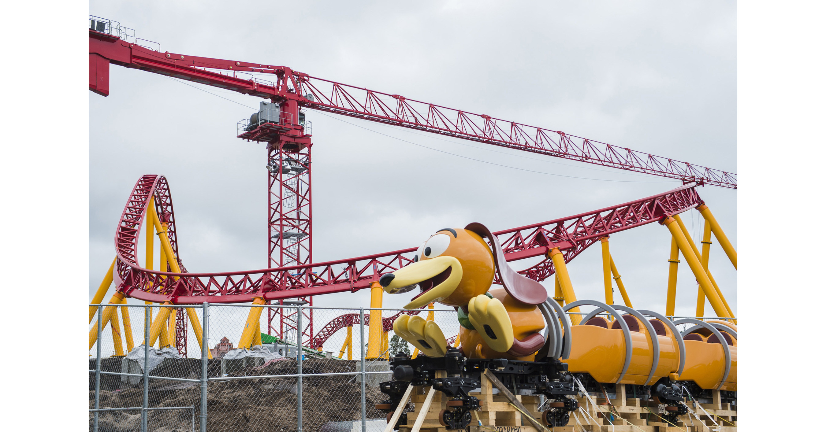 First Slinky® Dog Dash Ride Vehicle Arrives at Disney's Hollywood Studios