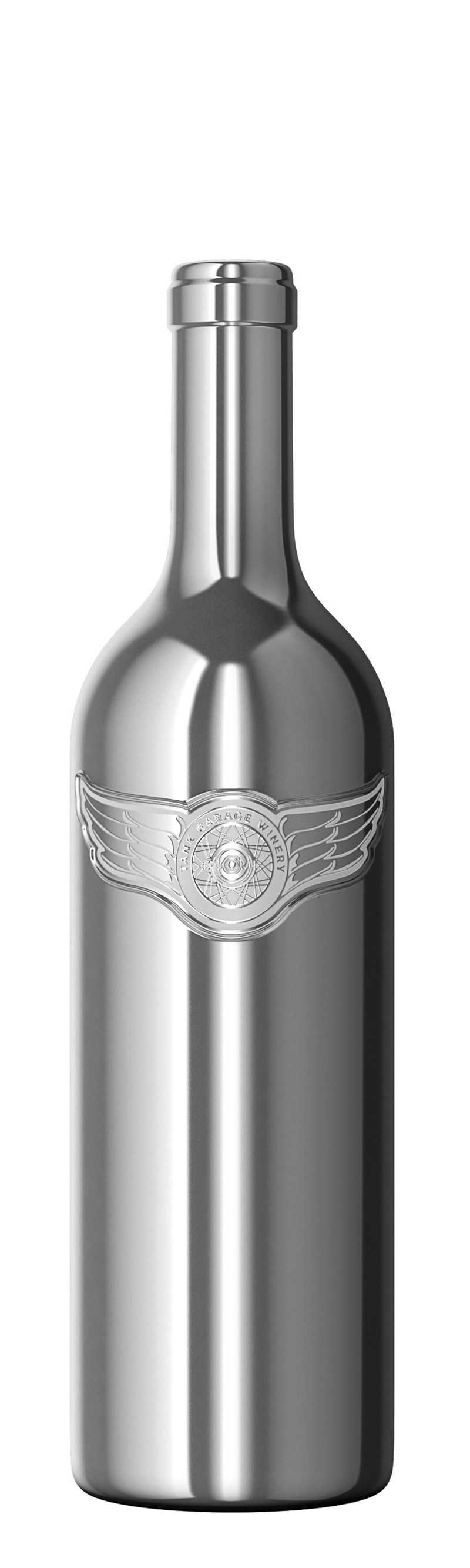 World’s First Chromed-Glass Wine Bottle - Tank Garage Winery Debuts ...