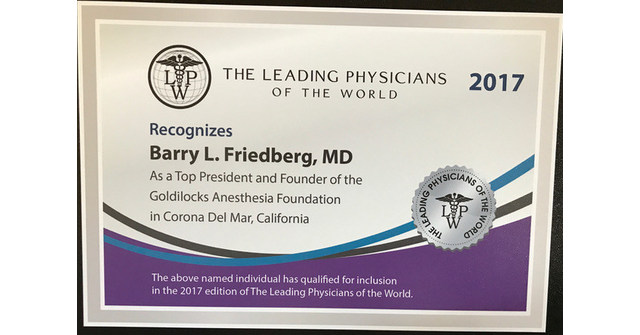 Dr. Barry Friedberg, M.D. Recognized as one of 2017 Leading Physicians ...