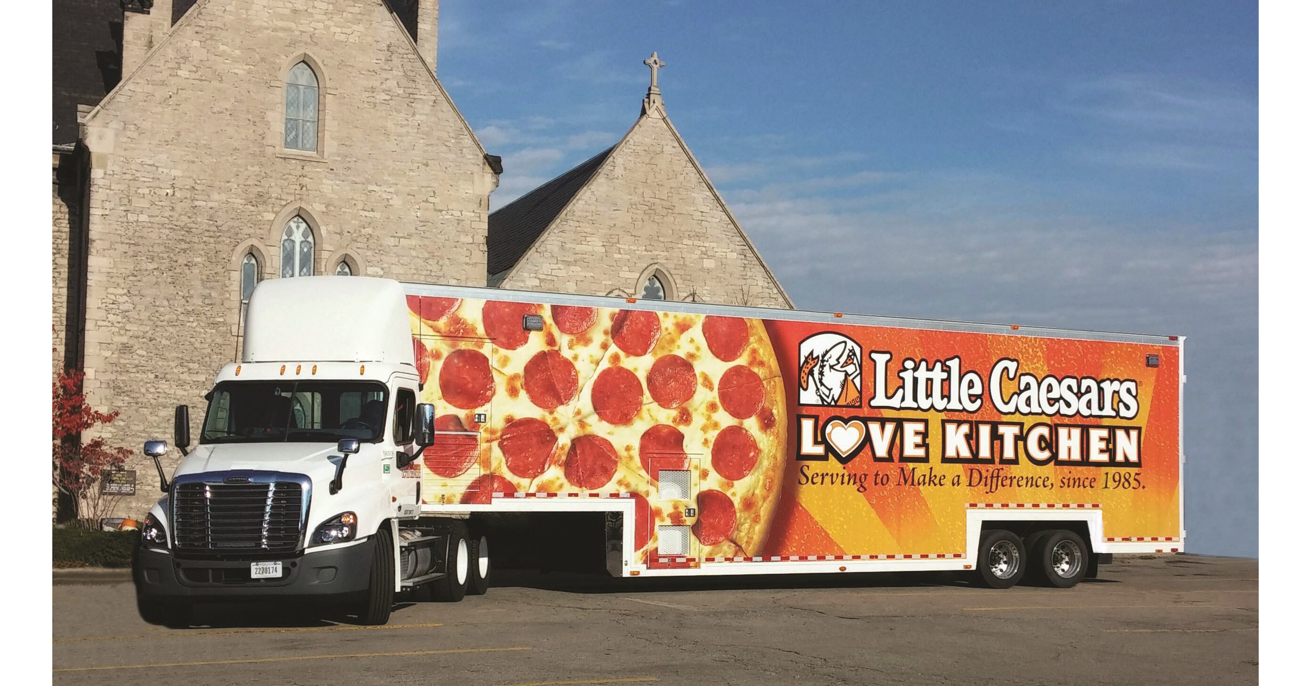 Little Caesars® Sends Mobile Pizza Kitchen to Support Hurricane Harvey ...