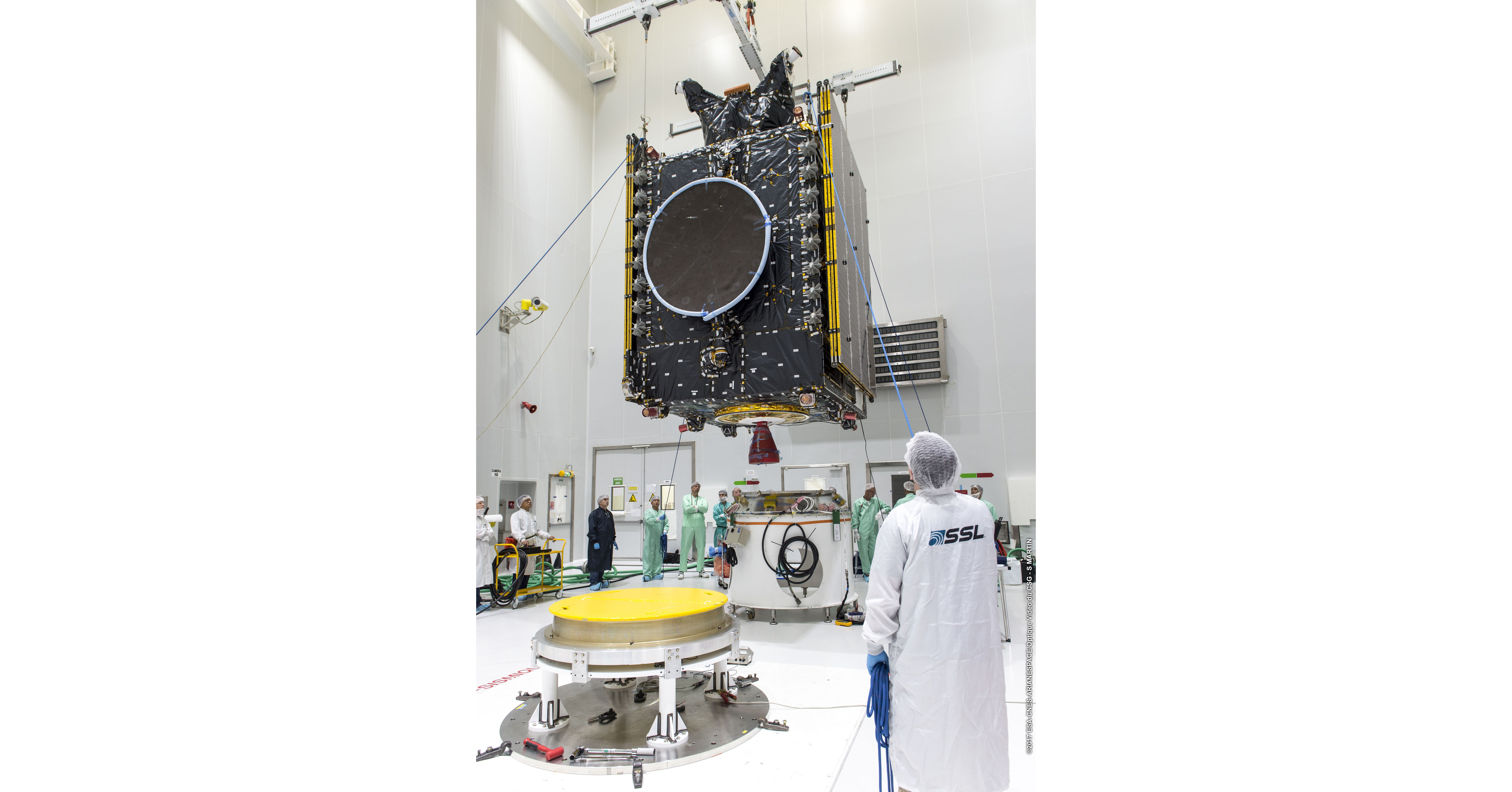 SSL-built direct broadcasting satellite for B-SAT begins post-launch ...