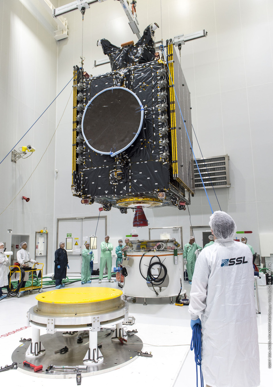 SSL-built direct broadcasting satellite for B-SAT begins post-launch ...
