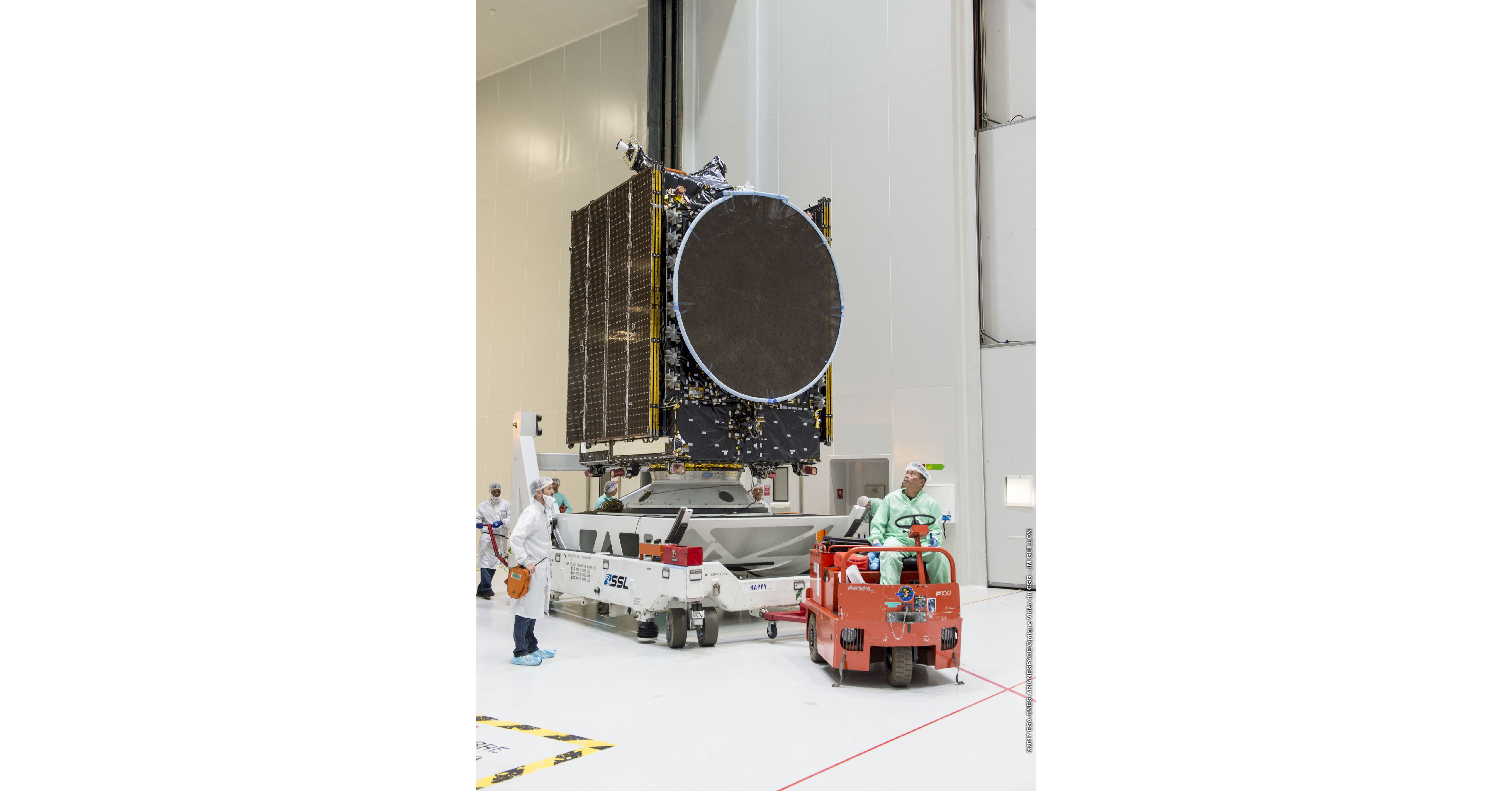 SSL-built direct broadcasting satellite for B-SAT begins post-launch ...