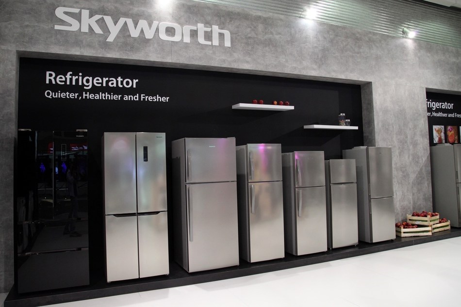Skyworth showcases its full line of intelligent household appliances at ...