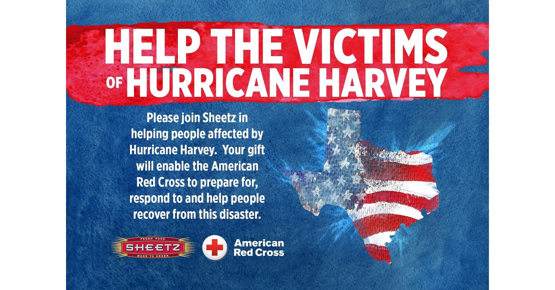 Sheetz to Match 100% of In-Store Donations to Hurricane Harvey Disaster ...
