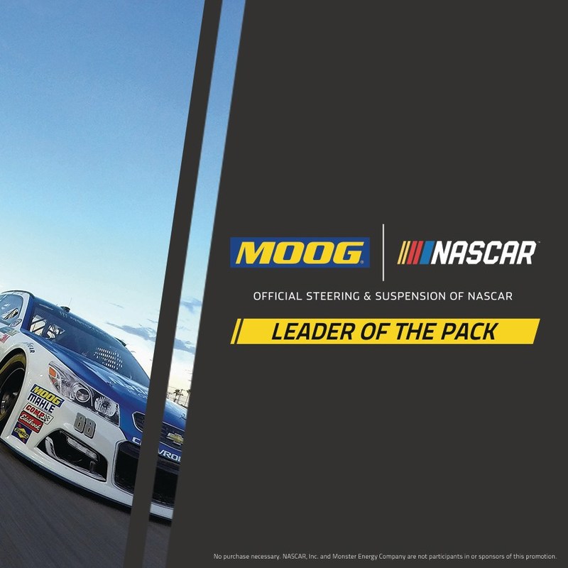 MOOG® Launches New ’Leader of the Pack’ Competition for NASCAR® Fans