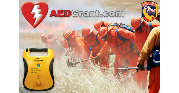 AED Grant Program Assists Cal Fire in Blazing New Lifesaving Trails