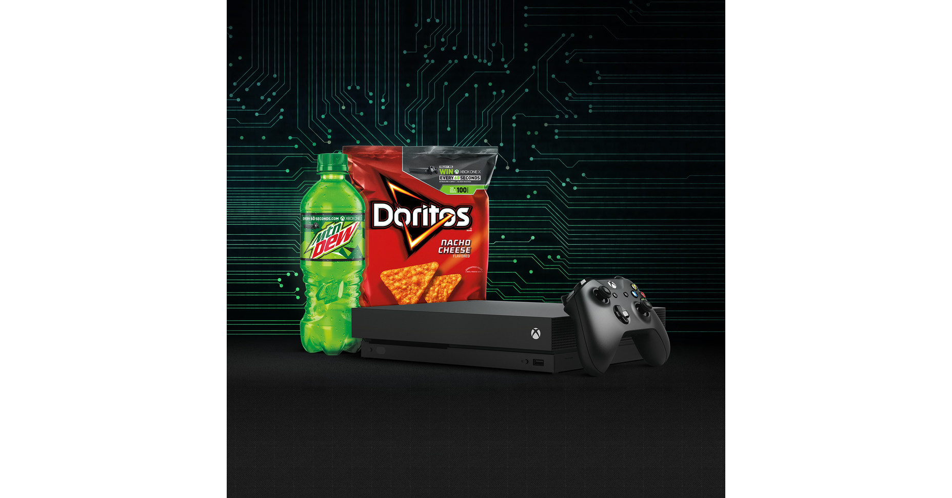 Xbox, Mountain Dew, And Doritos Team Up To Give Away Xbox One X ...