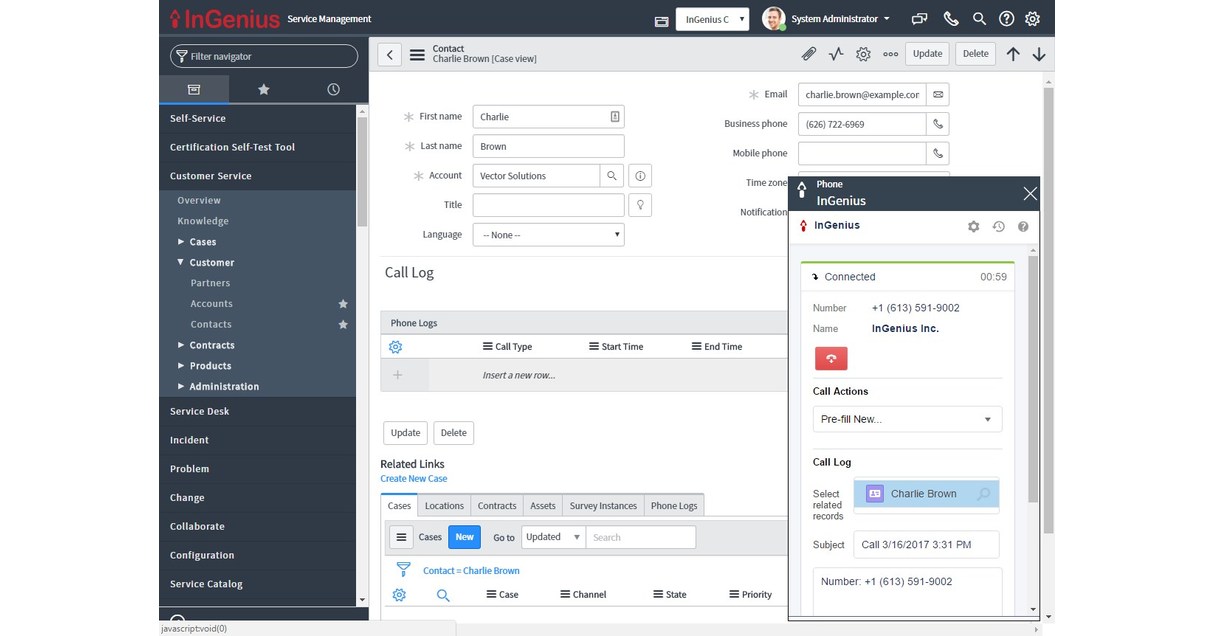 InGenius Adds Seamless Phone Integration for ServiceNow ITSM