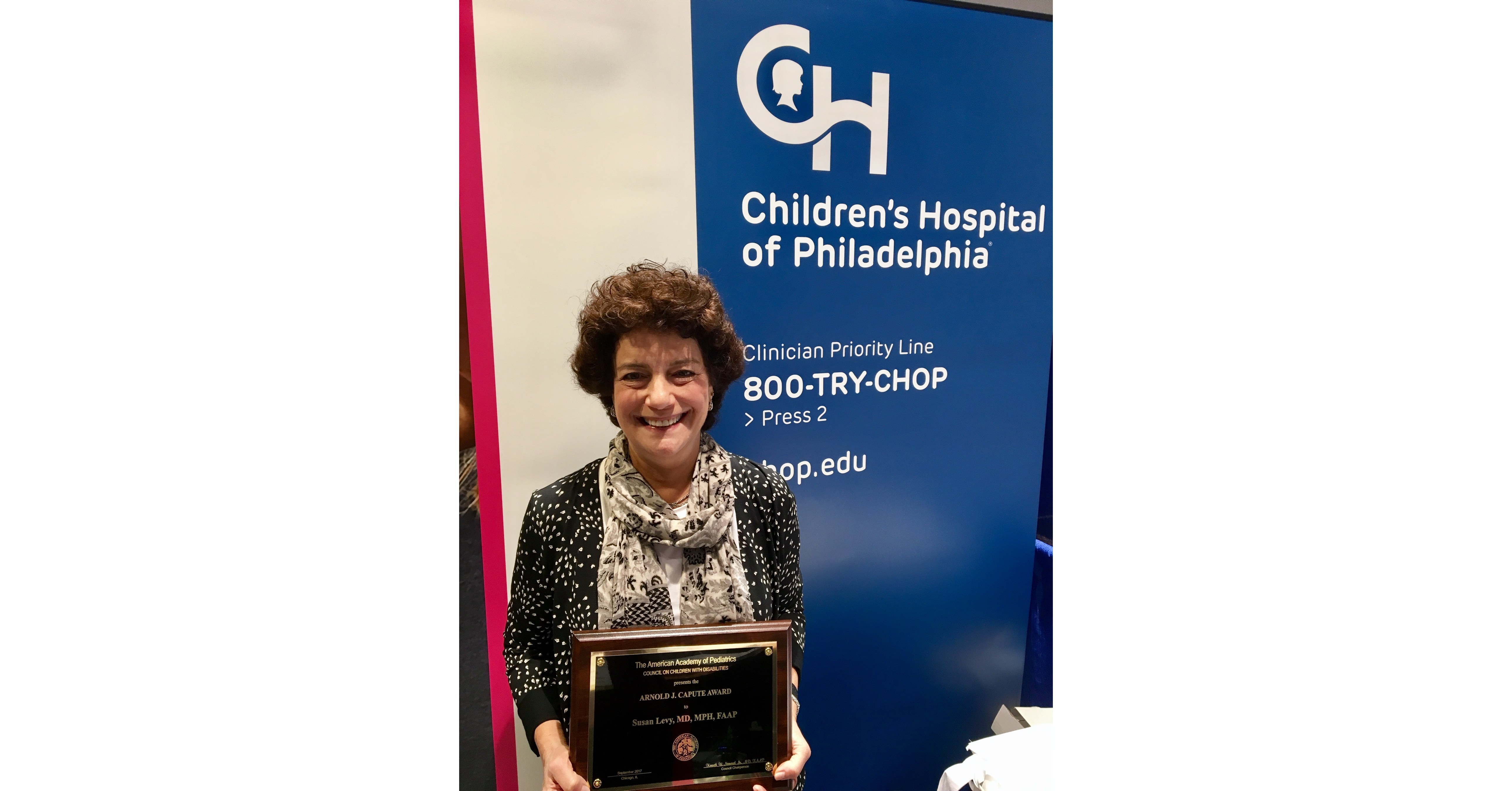 CHOP Autism Expert Honored with Prestigious Award during 2017 AAP ...