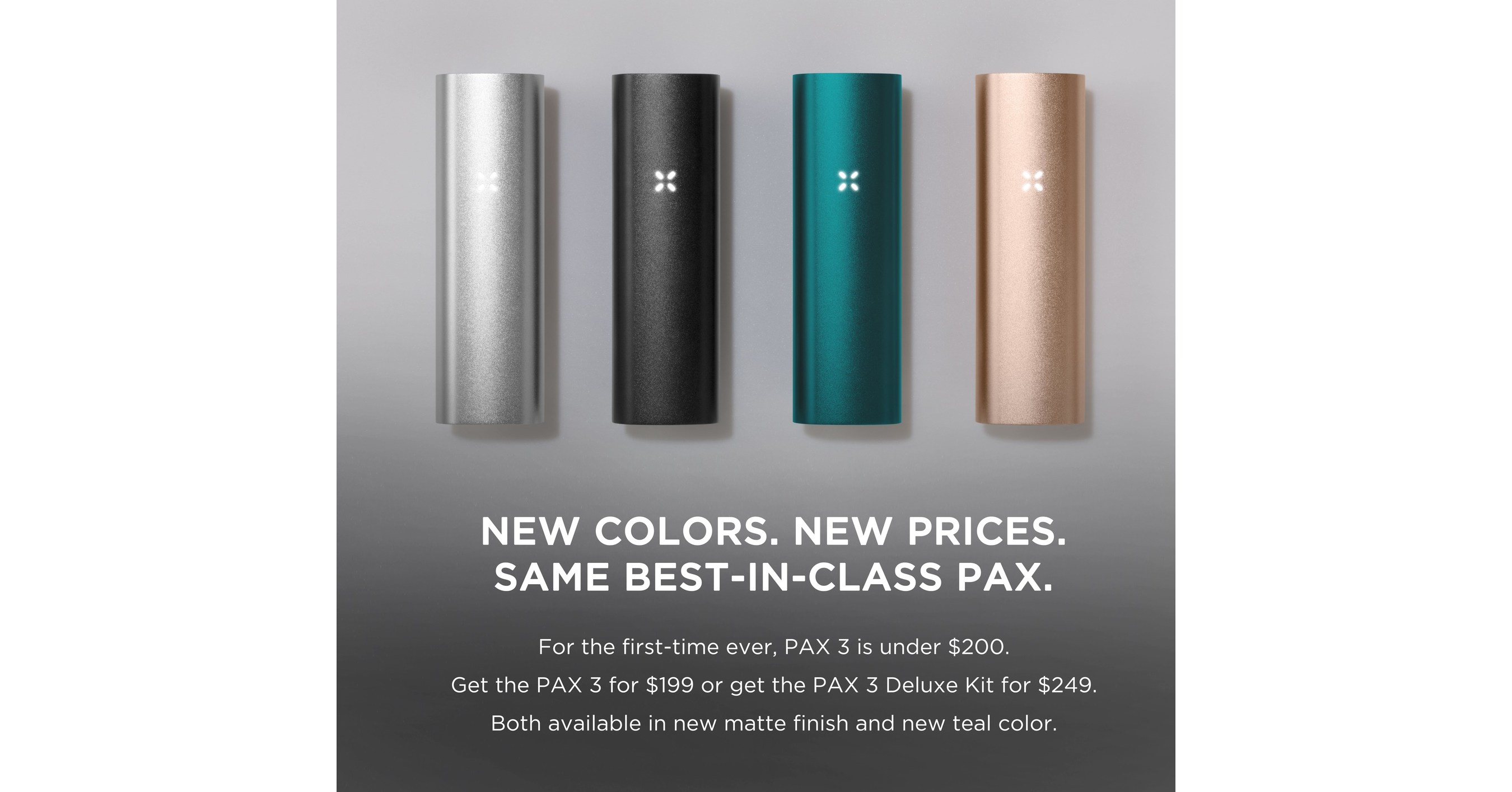 PAX Introduces New Finishes, Colors and Prices for Iconic Vaporizer