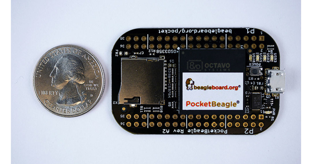 PocketBeagle® Development Board Available Now through Digi-Key