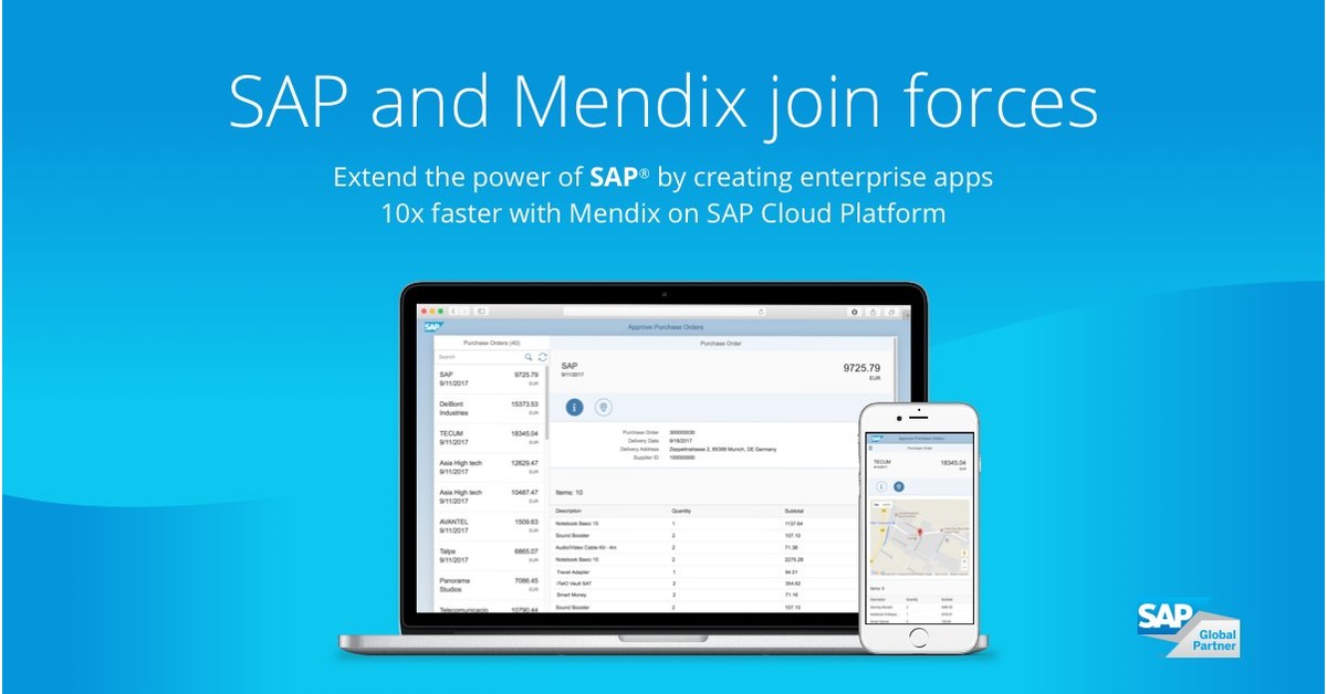 Mendix Announces Global Reseller Agreement with SAP, Providing ...