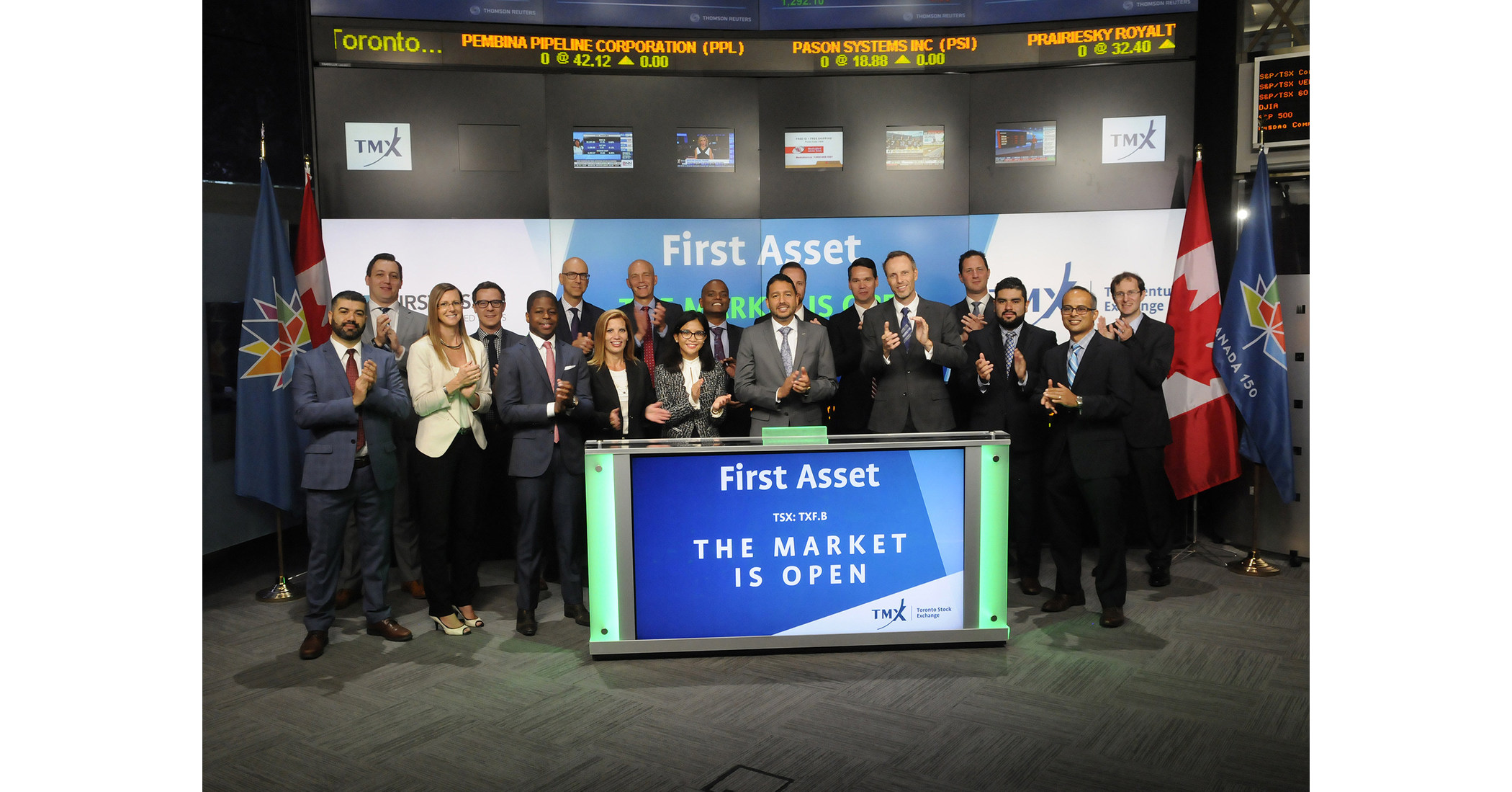 First Asset opens the market