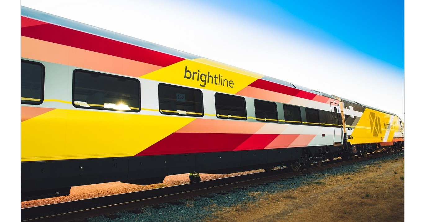 Fifth Brightline Trainset Traveling Cross Country To South Florida
