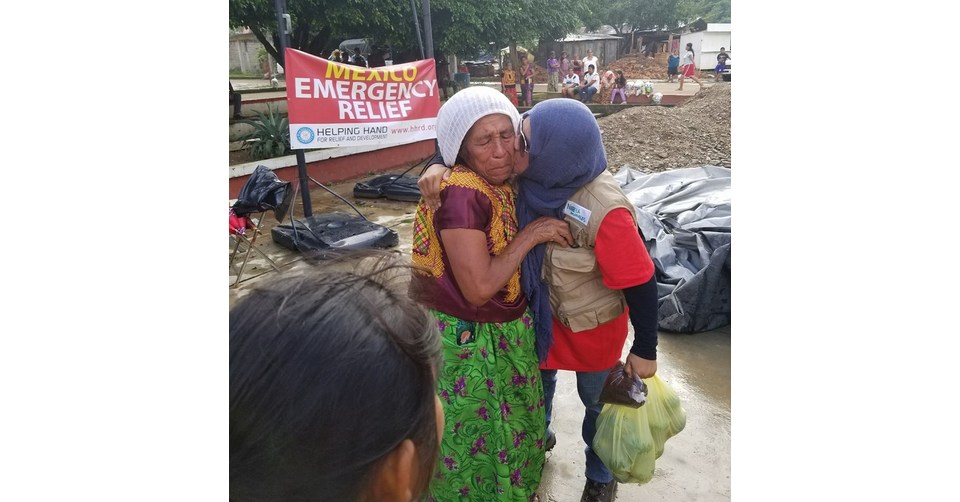 Helping Hand USA Emergency Team in Mexico: Providing Food Packages ...