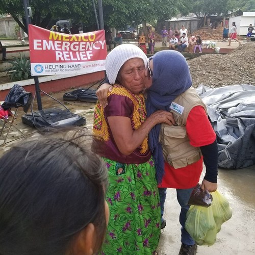 Helping Hand USA Emergency Team in Mexico: Providing Food Packages ...