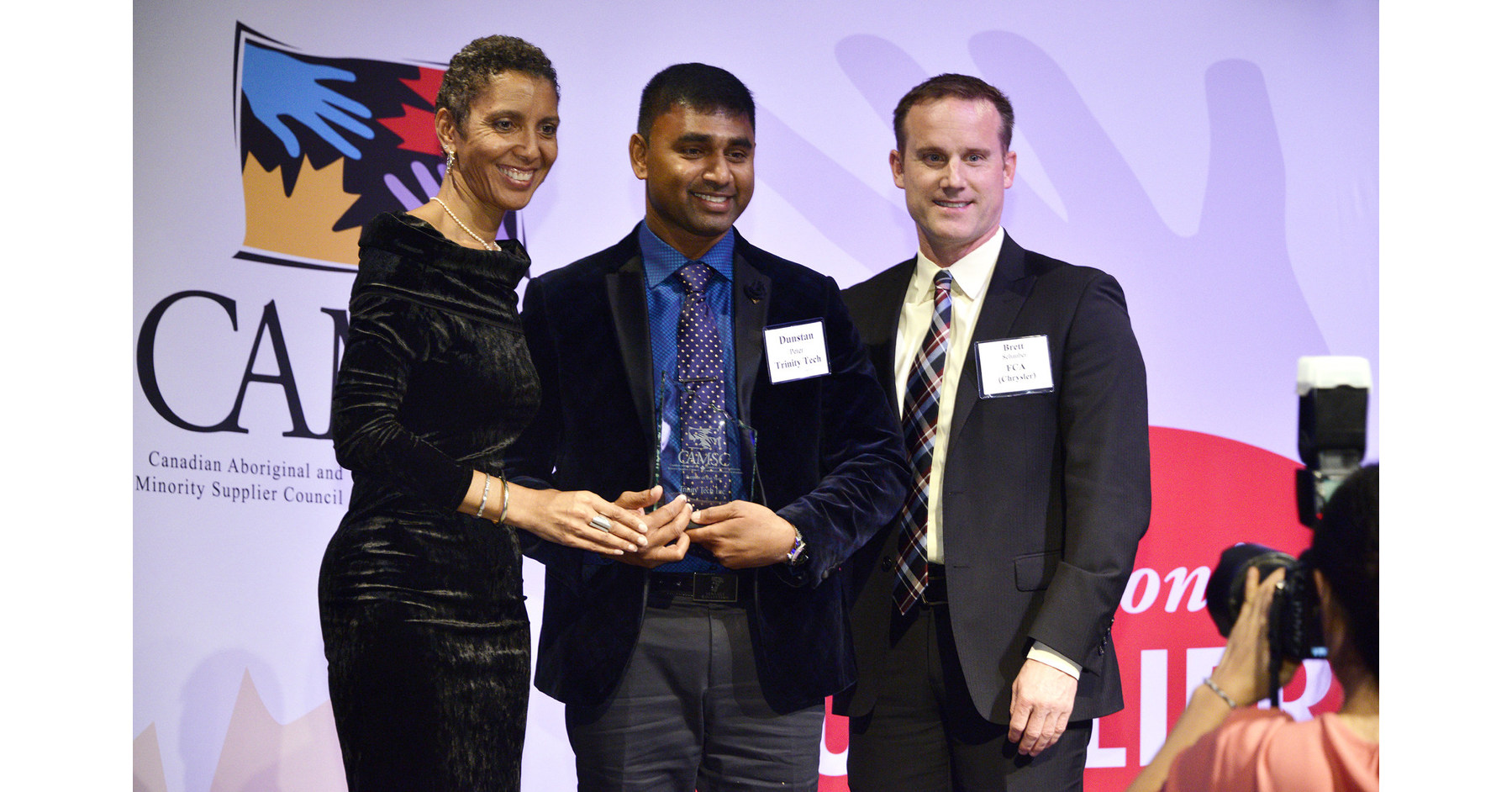 Trinity Tech Inc. named Supplier of the Year at CAMSC 13th Annual ...