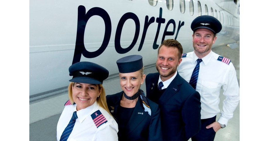 Fly Pink with Porter Airlines