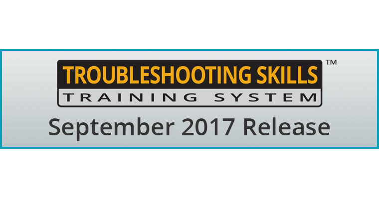 Simutech Multimedias Troubleshooting Skills Training System™ Software Modules Now Available In