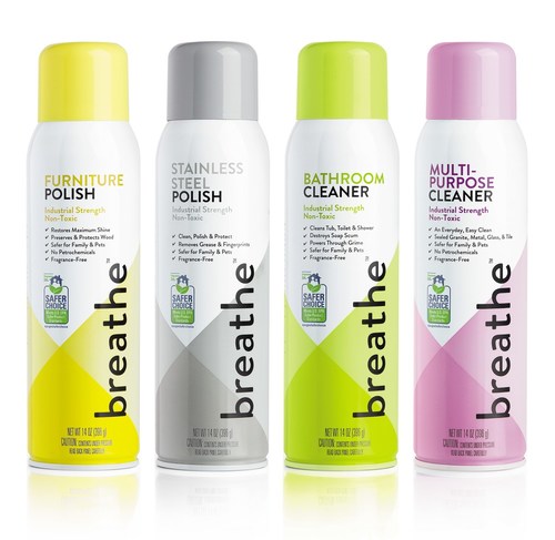 First Ever Household Aerosol Cleaning Line - Breathe™ Certified By EPA ...