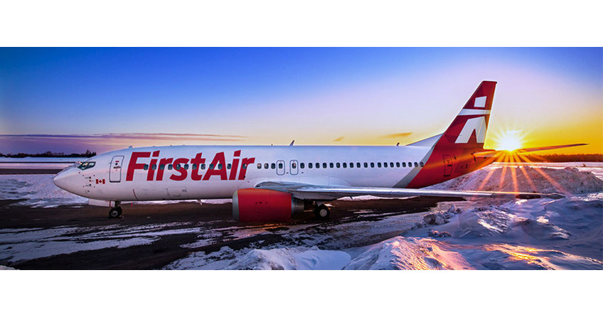 First Air unveils a new look with bold colours and Arctic symbol