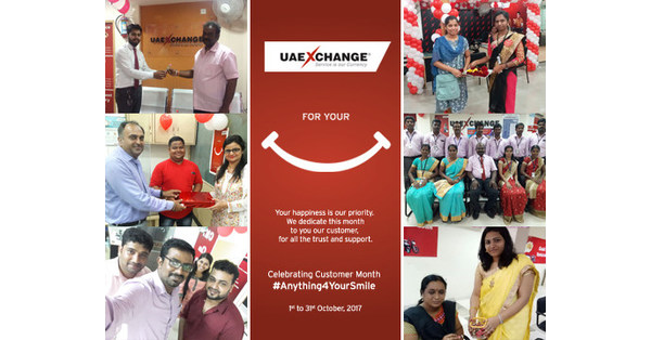 UAE Exchange India Celebrates 37th Anniversary With Customer Month in ...