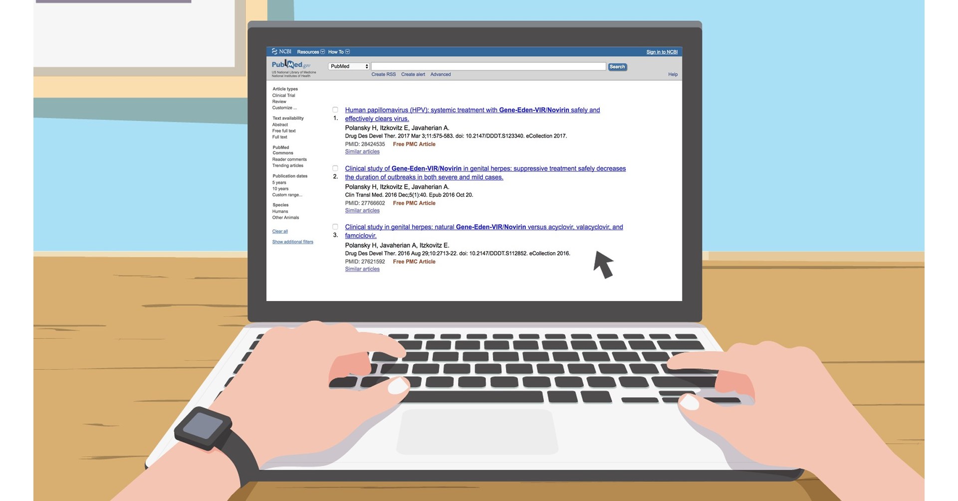 Clinical Studies of Natural Antiviral Gene-Eden-VIR/Novirin Are Listed ...