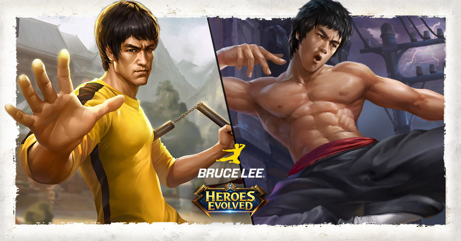 É Hoje que Bruce Lee Chega Chegando na Voadora em Heroes Evolved!