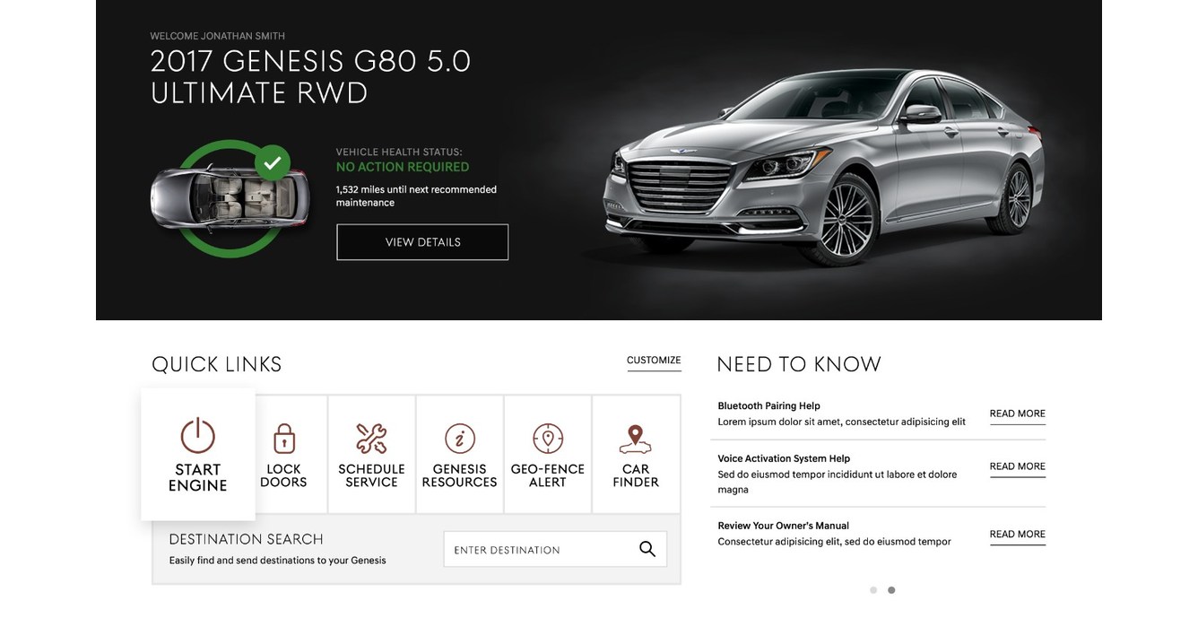 Genesis Elevates the Vehicle Ownership Experience with All-New ...