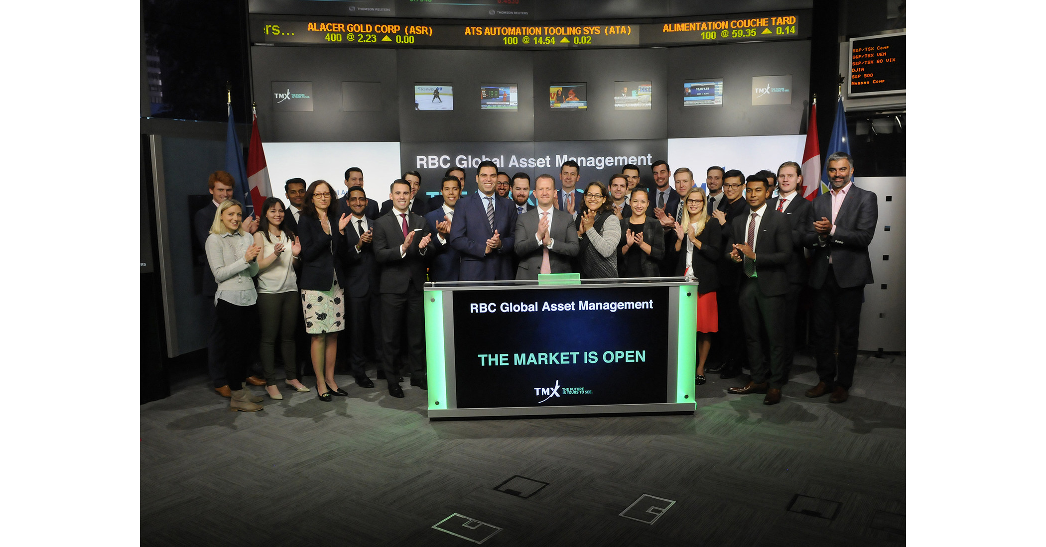 RBC Global Asset Management Opens the Market