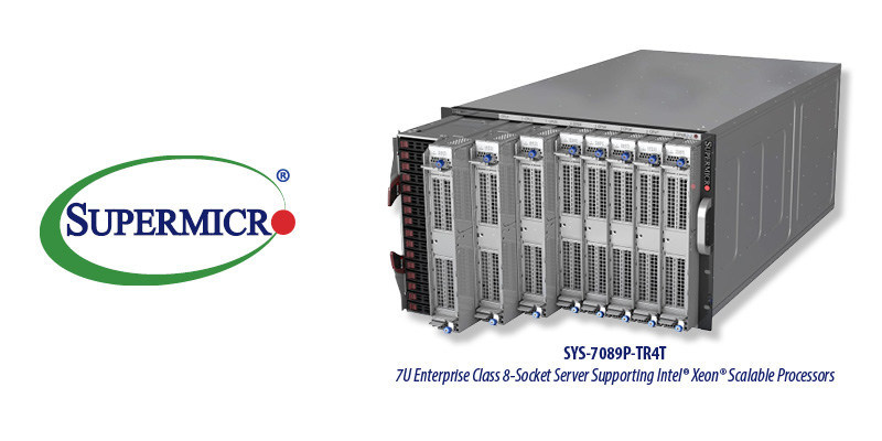 Supermicro Launches New Enterprise Class 8-Socket Server for Intel Xeon ...