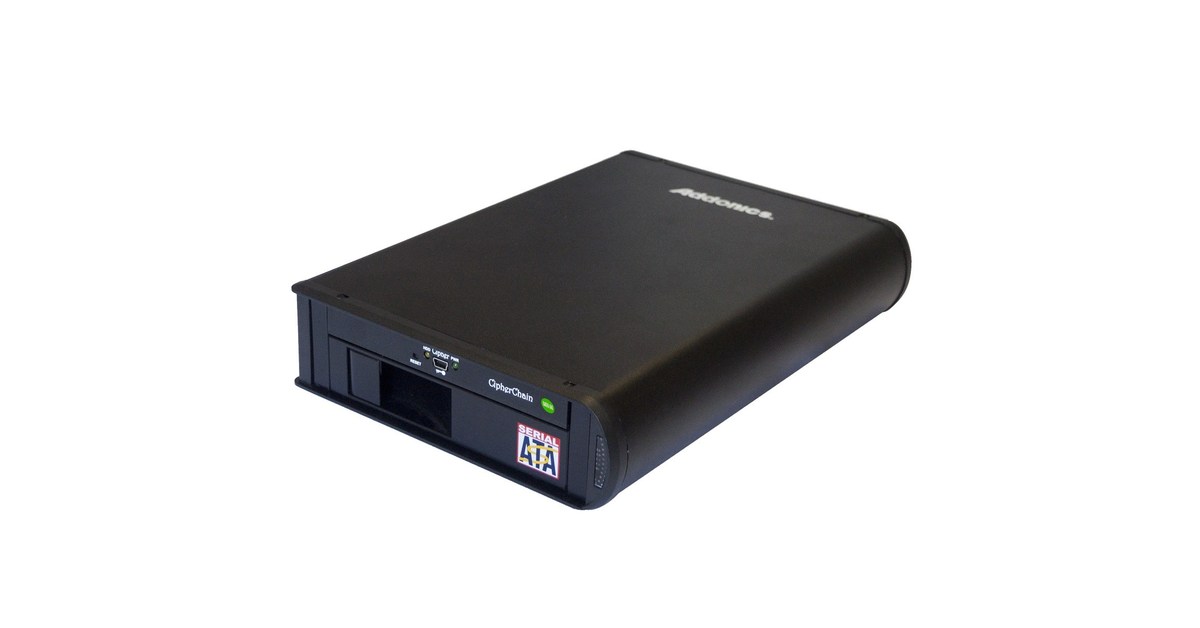High Performance Removable Drive System With Full Disk Encryption
