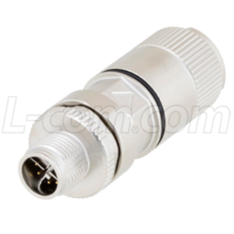 L-com Debuts New M12 Connectors, Coupler and Receptacles